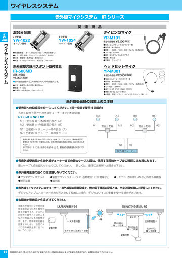 TOA 全製品カタログ Sound＆Communications No.A-2 2019～2020