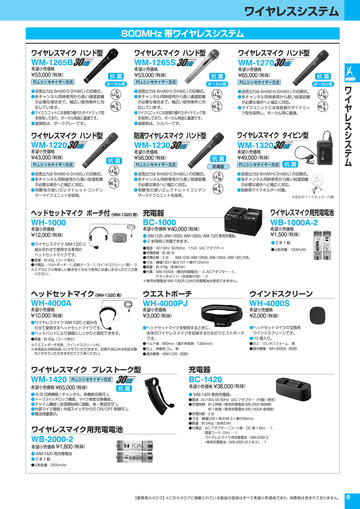 TOA 全製品カタログ Sound＆Communications No.A-2 2020～2021